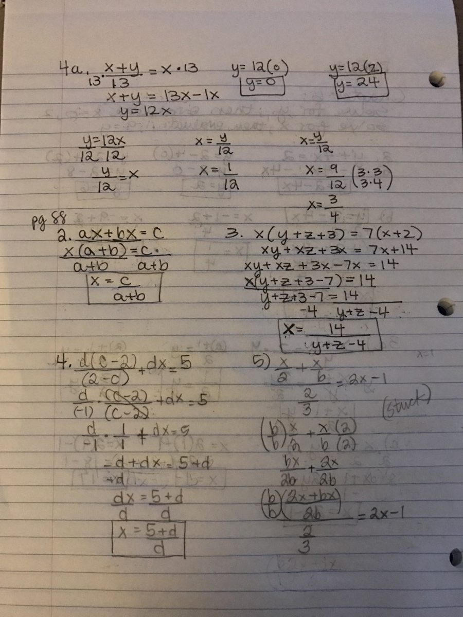 Part 2: Math Homework – peaisa24's Portfolio